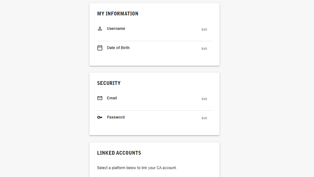 Introducing your new CA Account – SEGA Support