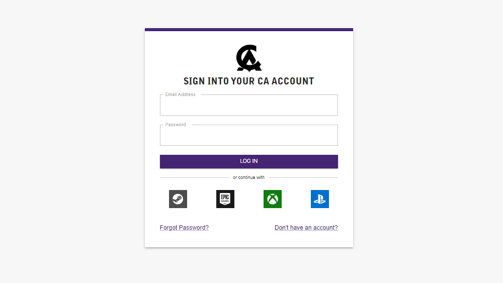 Introducing your new CA Account – SEGA Support